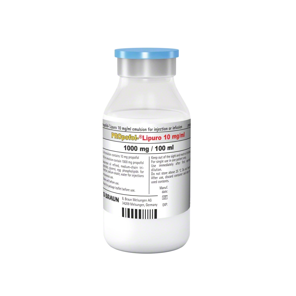 Propofol-® Lipuro B. Braun 1% 10mg/ml
