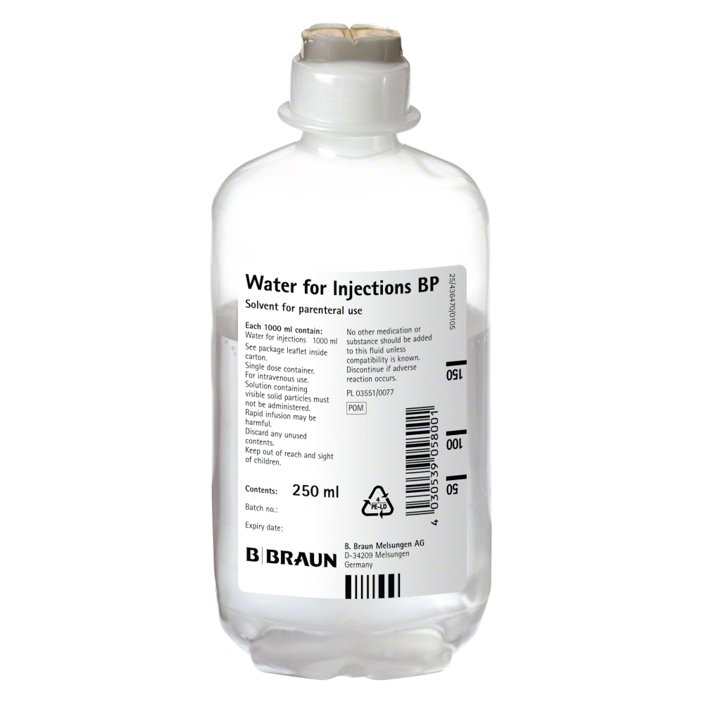 Water voor injecties B. Braun