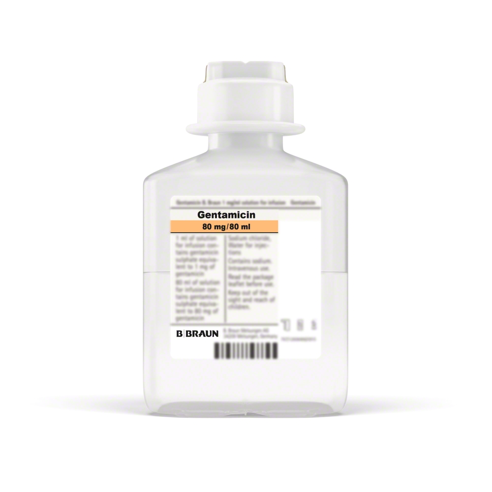Gentamycine B. Braun 1mg/ml en 3mg/ml Gentamycine B. Braun 1mg/ml en 3mg/ml