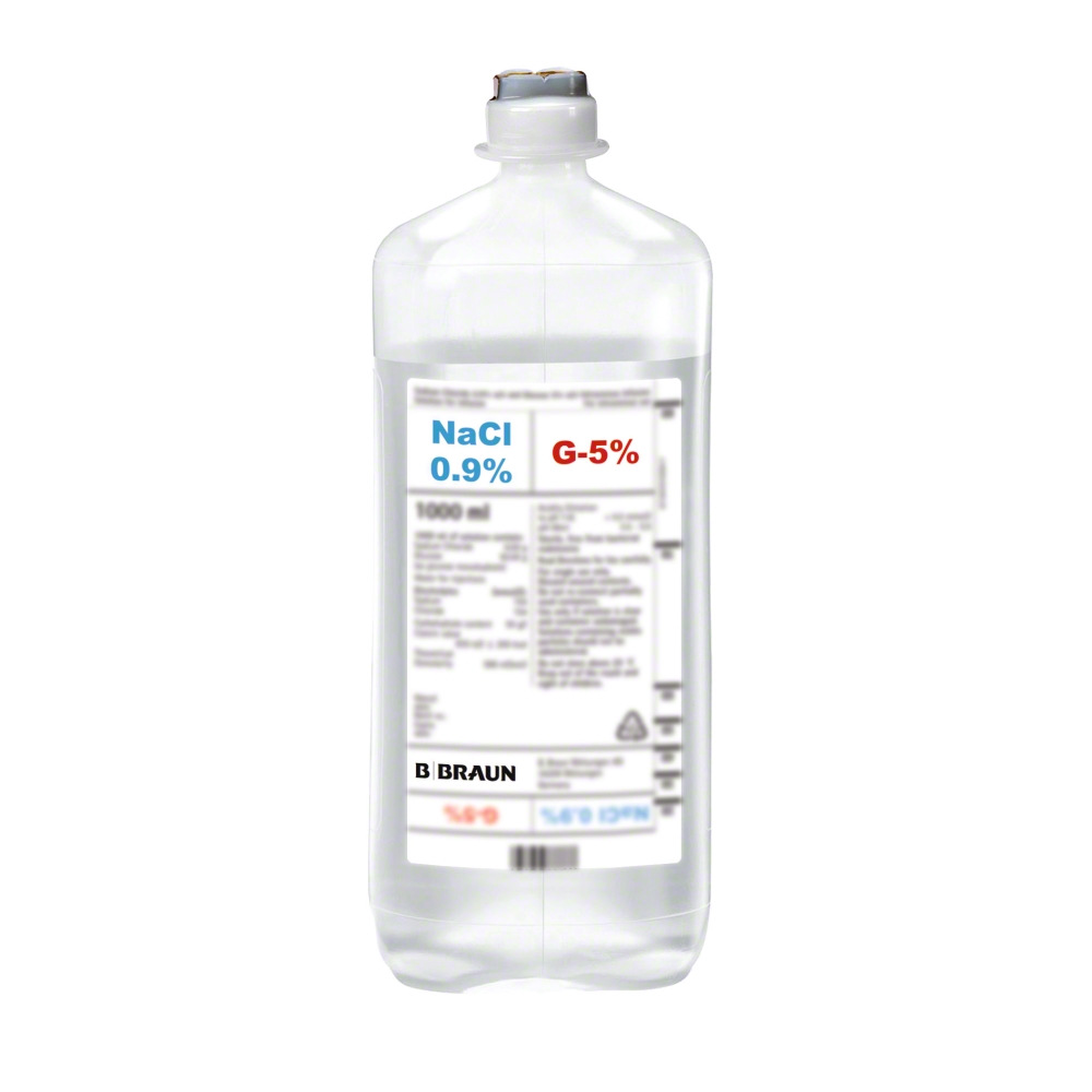 Glucose 5% + NaCl 0,9% B. Braun